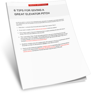 6 Tips for Giving a Great Elevator Pitch - Dan Heath
